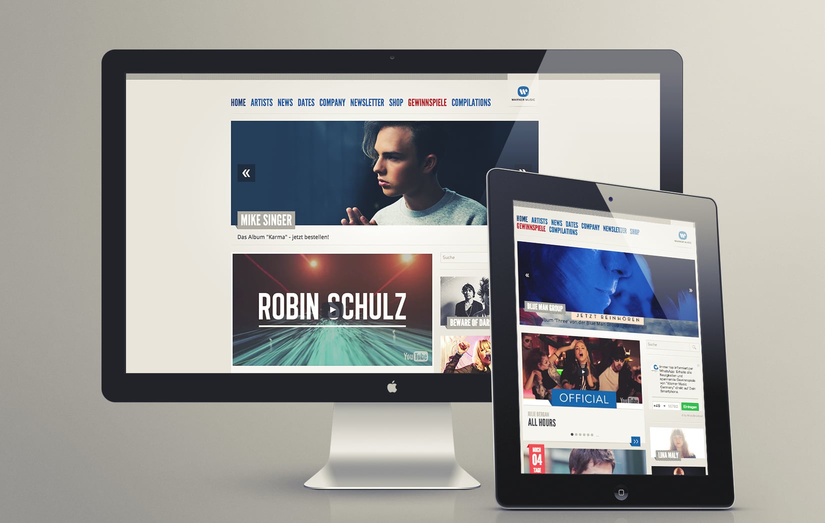 Drupal-Agentur undpaul GmbH | Warner Music Germany